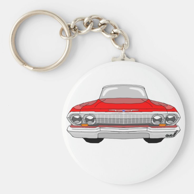 1963 Chevrolet Impala Keychain | Zazzle