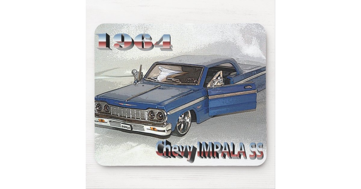 1964 Chevy IMPALA Mouse Pad | Zazzle