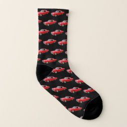 1965 Chevy Chevelle Mailbu SS Muscle Car Cozy Socks | Zazzle