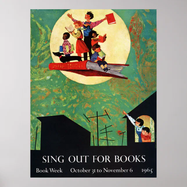 1965 Children's Book Week Poster | Zazzle