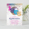 1965 Colorful Disco 60th Birthday Party Customizab Invitation | Zazzle