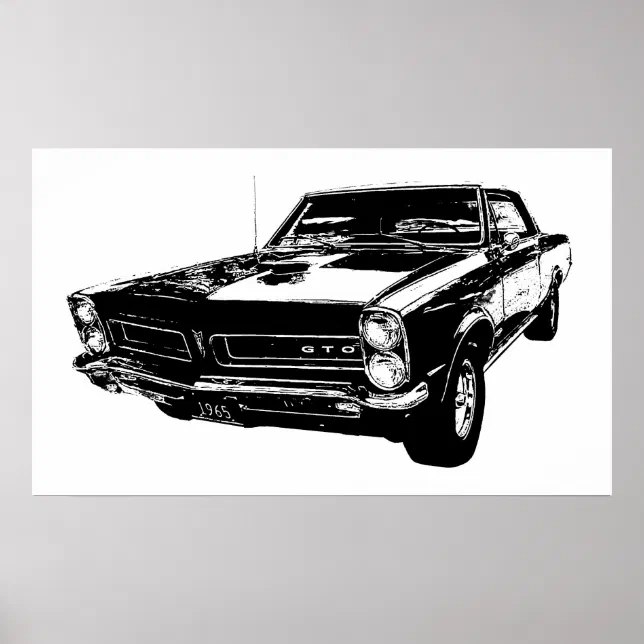 1965 GTO poster | Zazzle
