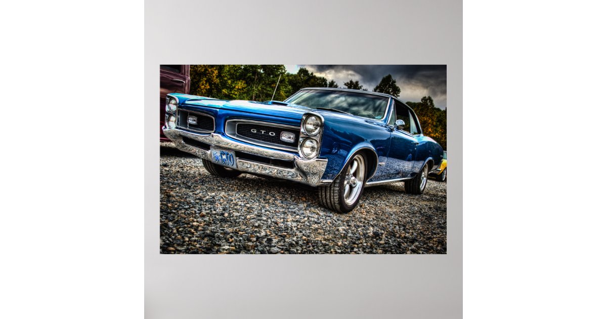 1966 Pontiac GTO Poster | Zazzle