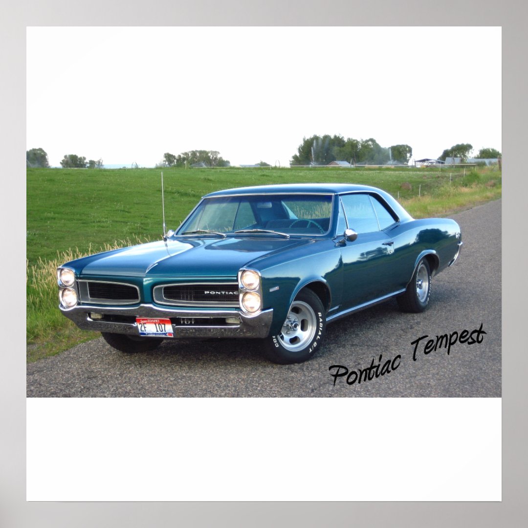 1966 Pontiac Tempest Poster | Zazzle