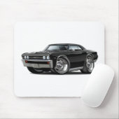 1967 Chevelle Black Car Mouse Pad | Zazzle