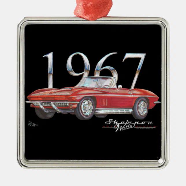 1967 Corvette Stingray Christmas Ornament | Zazzle