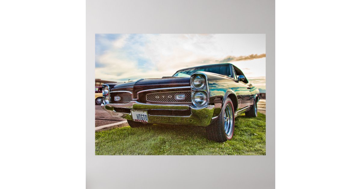 1967 Pontiac GTO Poster | Zazzle