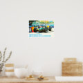 1968 Monaco Grand Prix vintage racing Poster | Zazzle