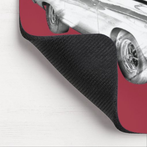 1968 Plymouth Roadrunner Muscle Car Illustration Mouse Pad | Zazzle