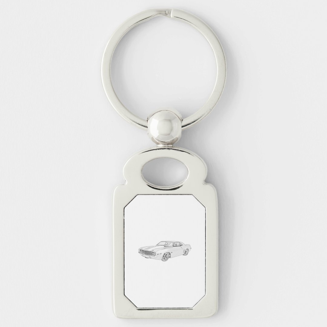 1969 Chevy Camaro Keychain | Zazzle