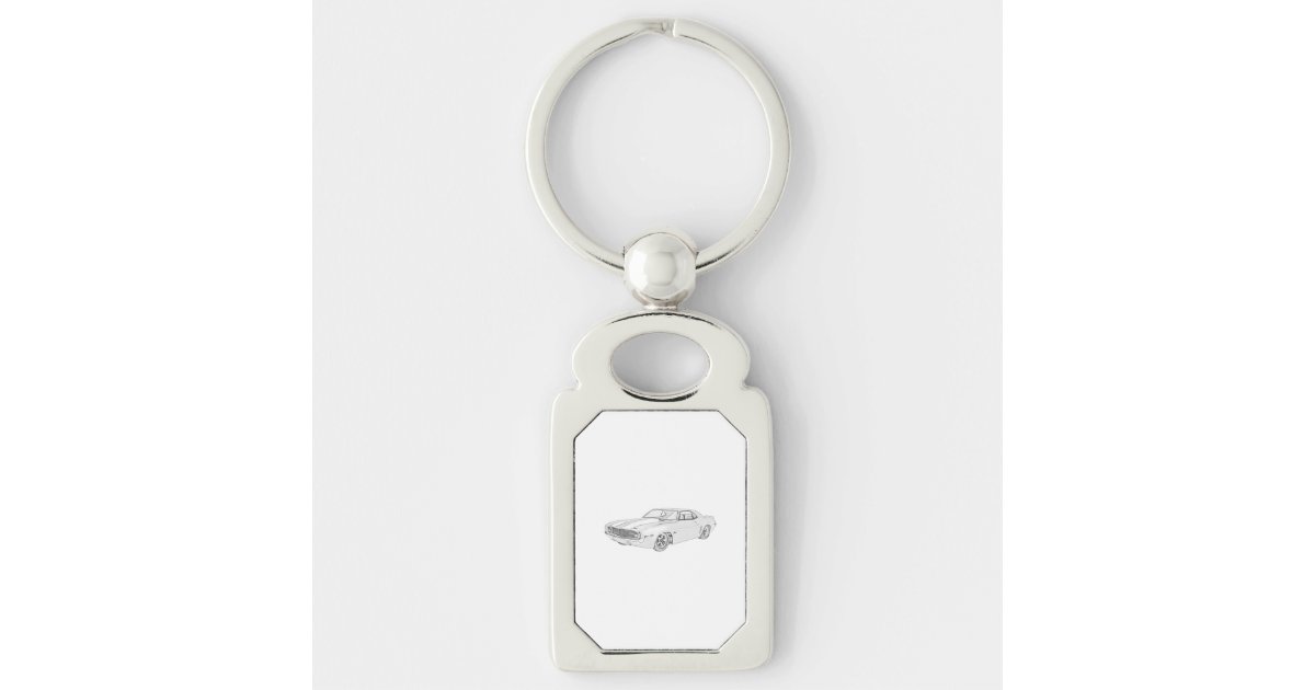 1969 Chevy Camaro Keychain | Zazzle