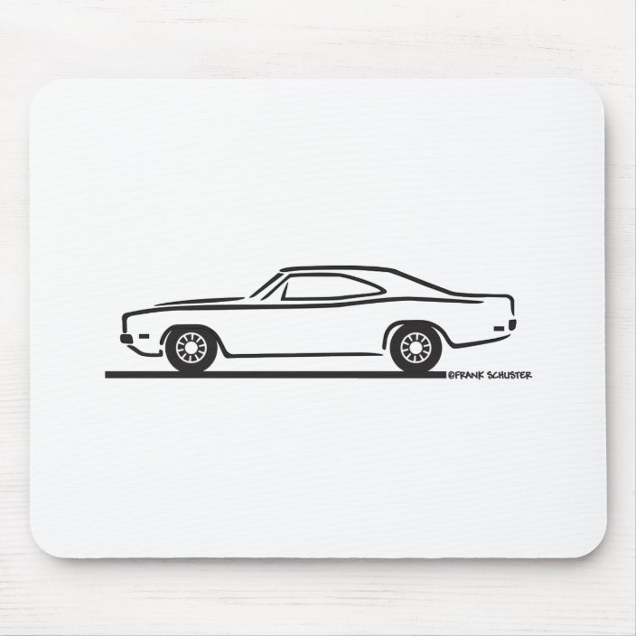 1969 Dodge Charger Mouse Pad | Zazzle.com