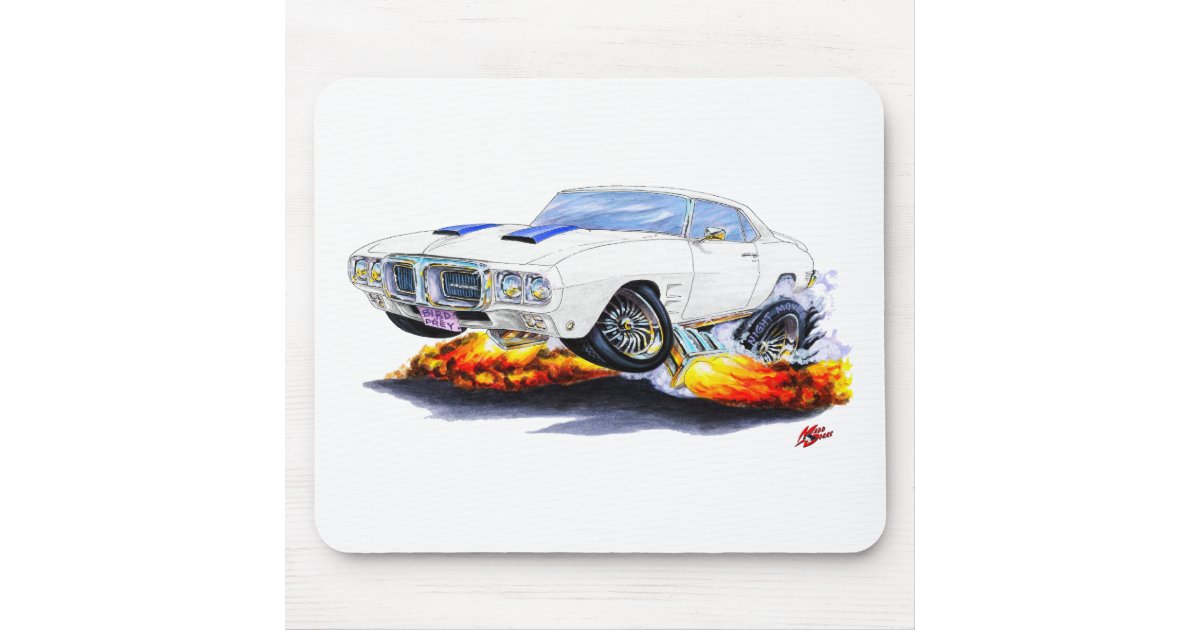 1969 Pontiac Firebird Trans Am Mouse Pad | Zazzle