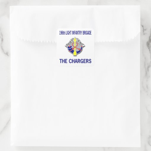 196th LIGHT INFANTRY BRIGADE Square Sticker | Zazzle