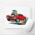 1970-72 Camaro Red-White Car Mouse Pad | Zazzle
