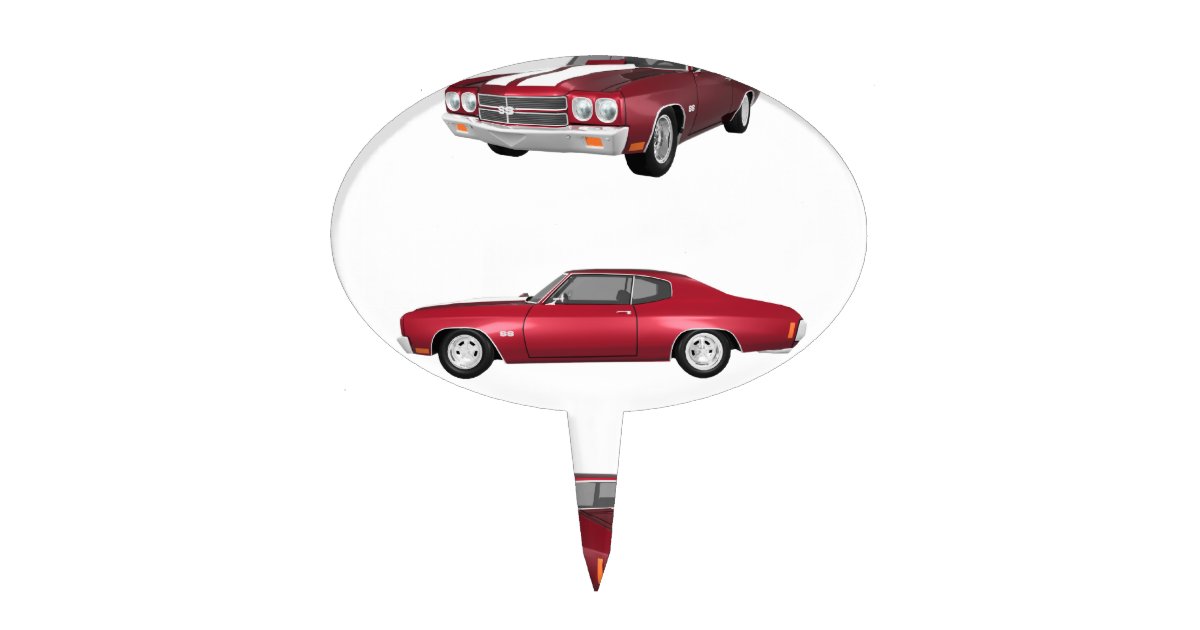 1970 Chevelle SS: Cake Topper | Zazzle
