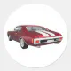 1970 Chevelle SS: Candy Apple Finish: Classic Round Sticker | Zazzle