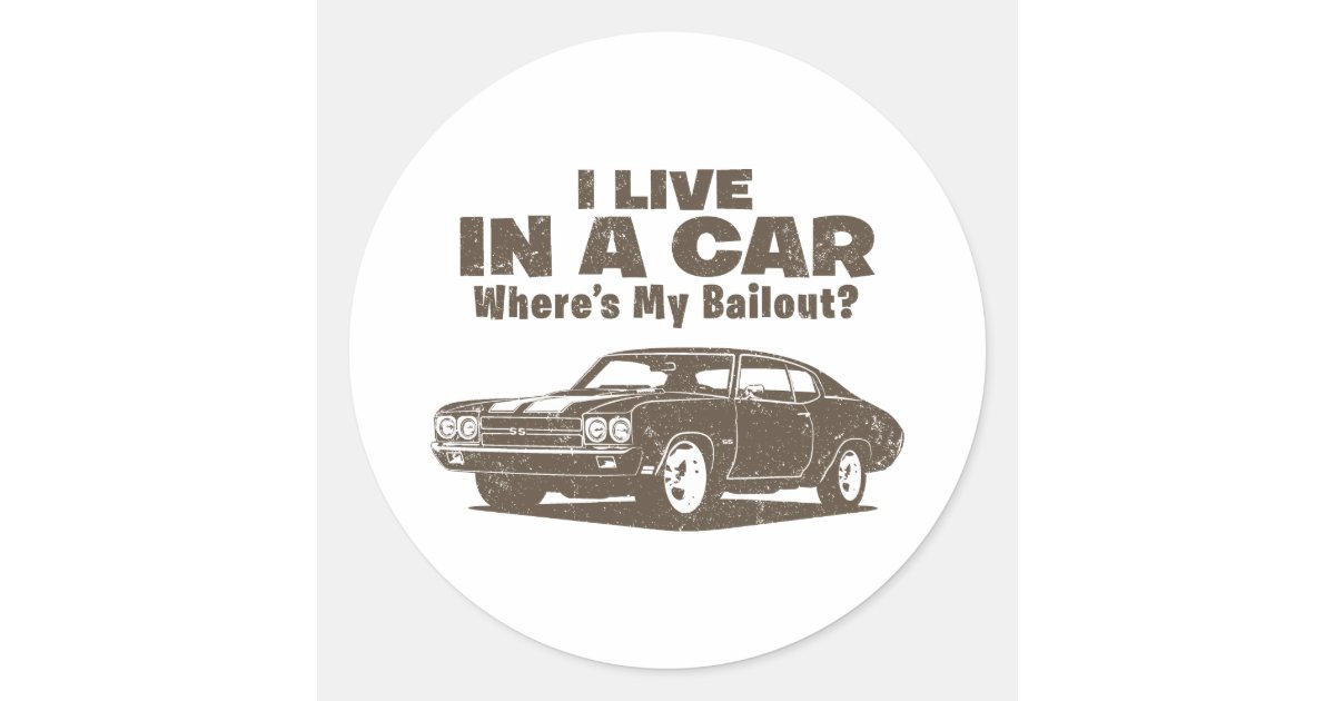 1970 Chevrolet Chevelle SS 454 Classic Round Sticker | Zazzle