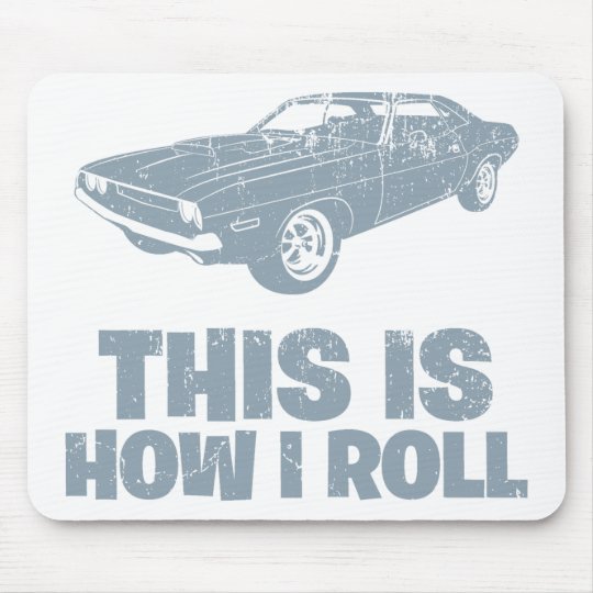 1970 Dodge Challenger Mouse Pad | Zazzle.com