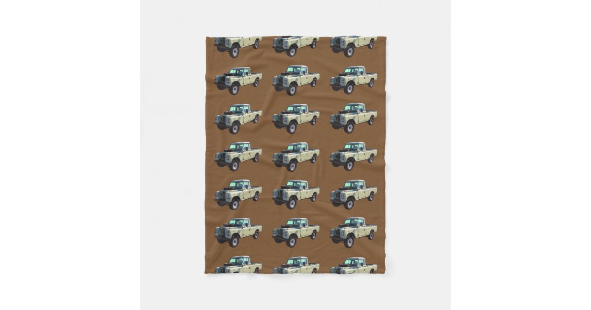 1971 Land Rover Pickup Truck Fleece Blanket | Zazzle