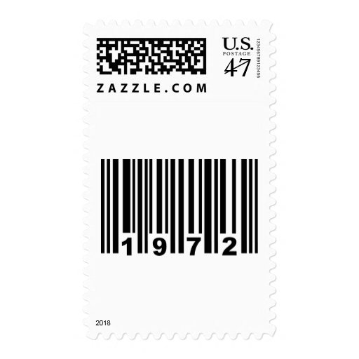 1972 barcode postage stamp | Zazzle