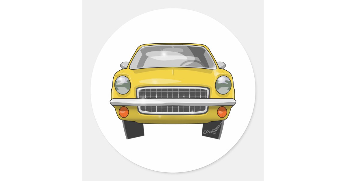 1972 Chevrolet Vega Classic Round Sticker | Zazzle