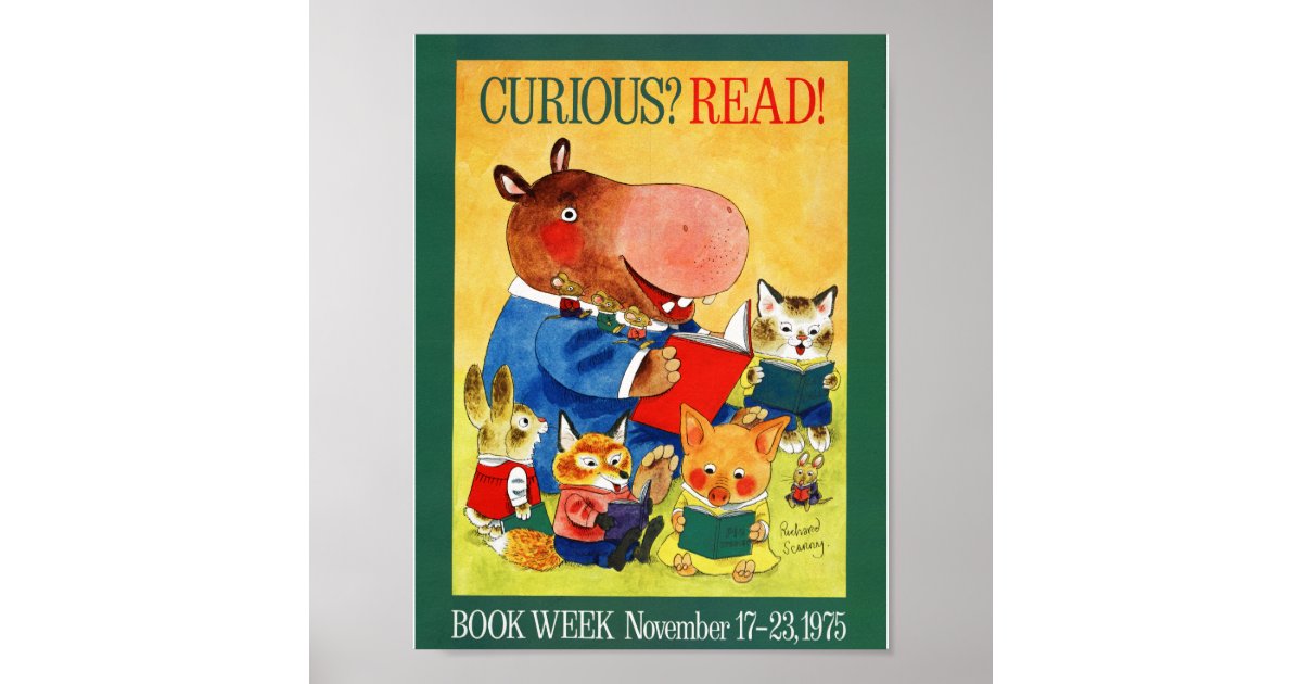 1975 Children's Book Week Poster | Zazzle