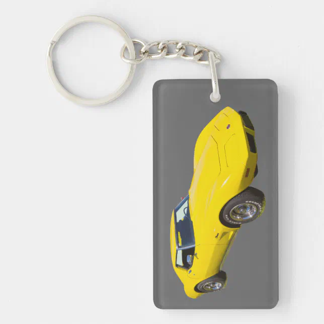 1975 Corvette Stingray Sports Car Keychain | Zazzle