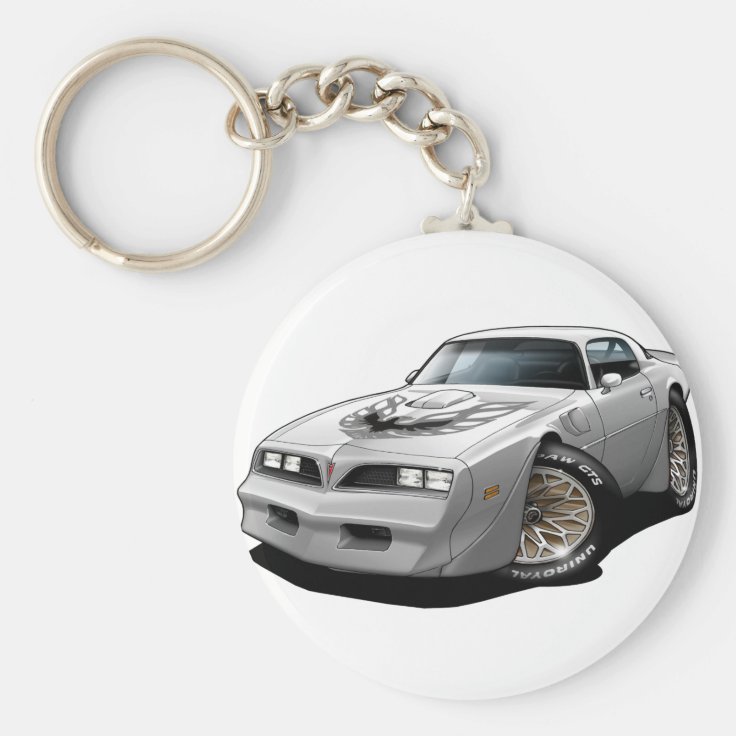 1977-78 Trans Am White Keychain | Zazzle