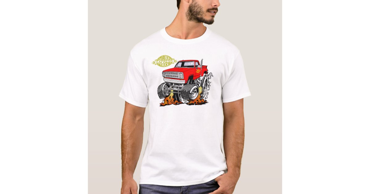 1979 Lil Red Express Pickup Truck Cartoon T-Shirt | Zazzle
