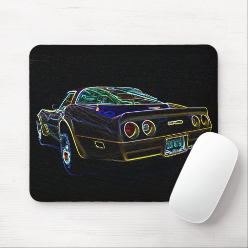 1980 Corvette Mouse Pad | Zazzle