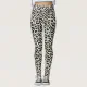 1980s Inspired Snow Leopard Print Punk Retro Leggings | Zazzle