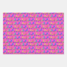 1980's Wrapping Paper Sheets | Zazzle