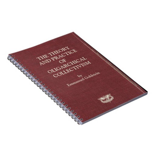 1984 Goldstein Book Cover Notebooks | Zazzle