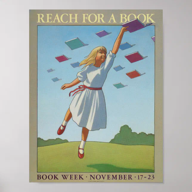 1986 Children's Book Week Poster | Zazzle