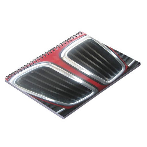 1987 Red BMW 635CSi Grill Notebook | Zazzle