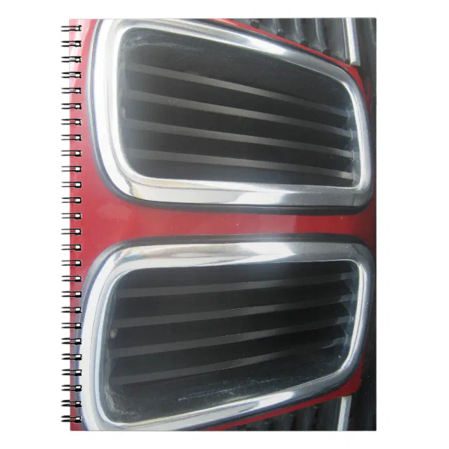 1987 Red BMW 635CSi Grill Notebook | Zazzle