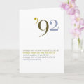 1992 Birthday Fun Facts Card | Zazzle