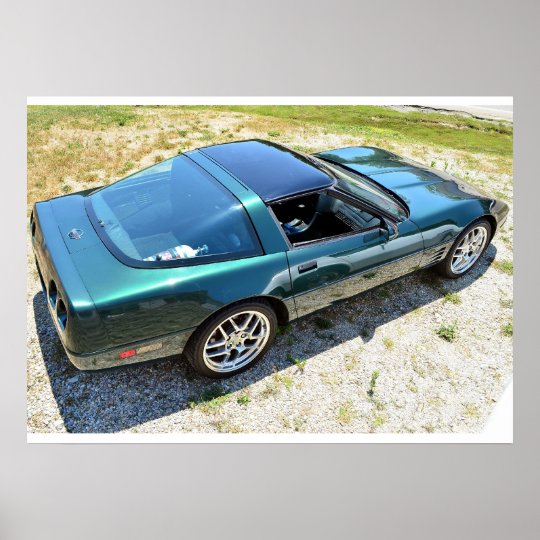1992 C4 Corvette Poster | Zazzle.com
