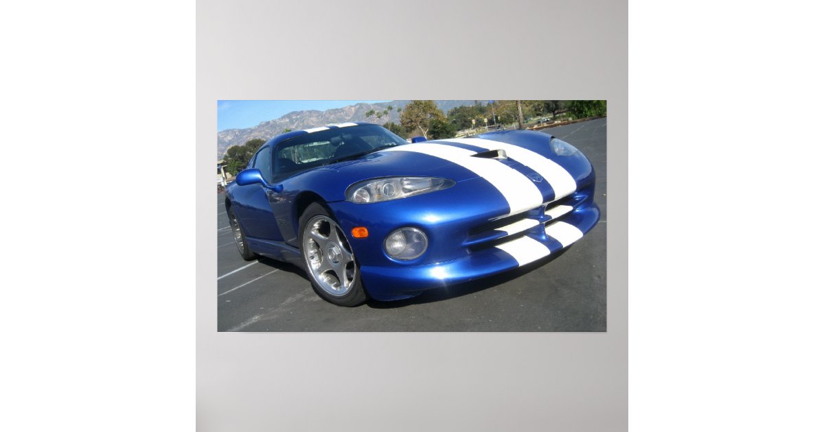 1996 Dodge Viper GTS Poster | Zazzle