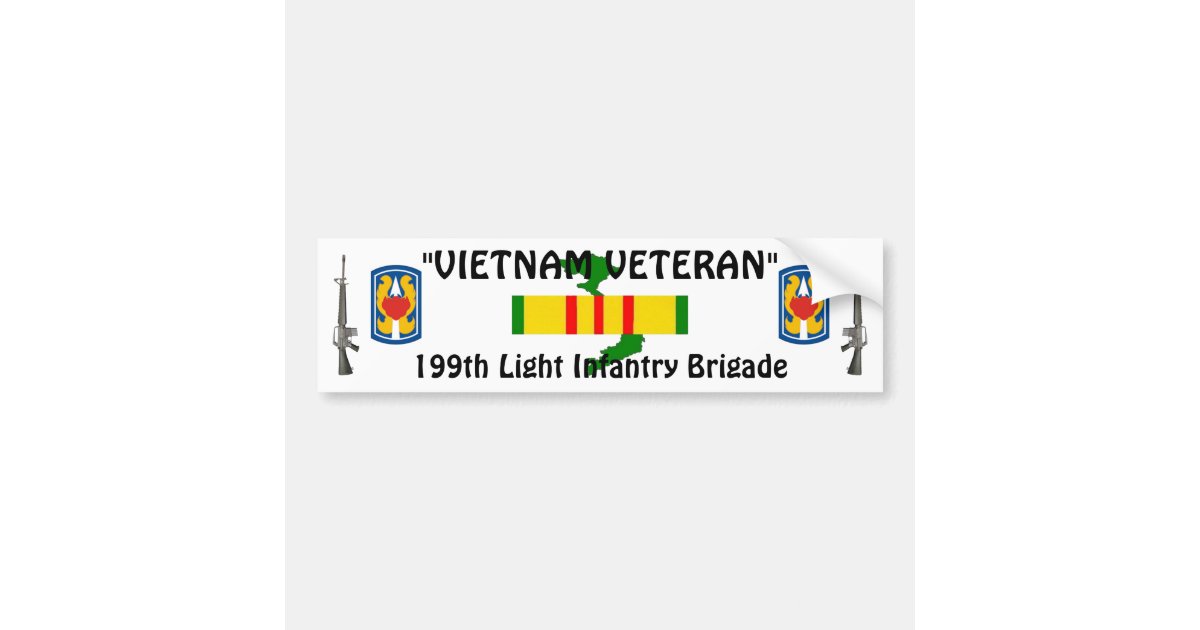 199th Light Inf Brigade bumper sticker | Zazzle