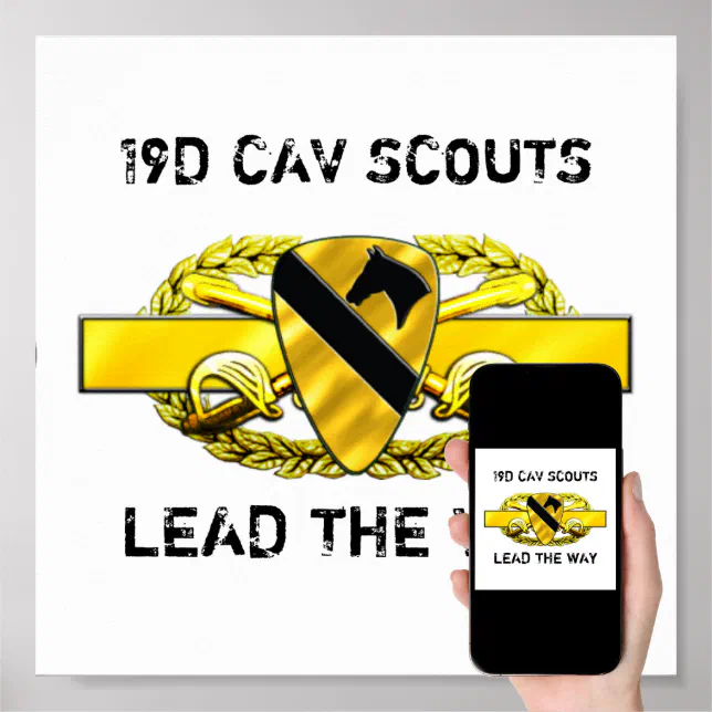 19D 1st Cavalry Division Poster | Zazzle