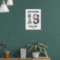 19th Birthday Anniversary Number 19 Photo Collage Poster | Zazzle