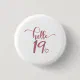 19th Birthday Women Hello 19 Cute 19 Years Old Button | Zazzle