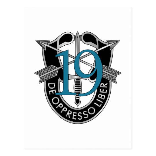 19th Special Forces Group Crest Postcard | Zazzle.com