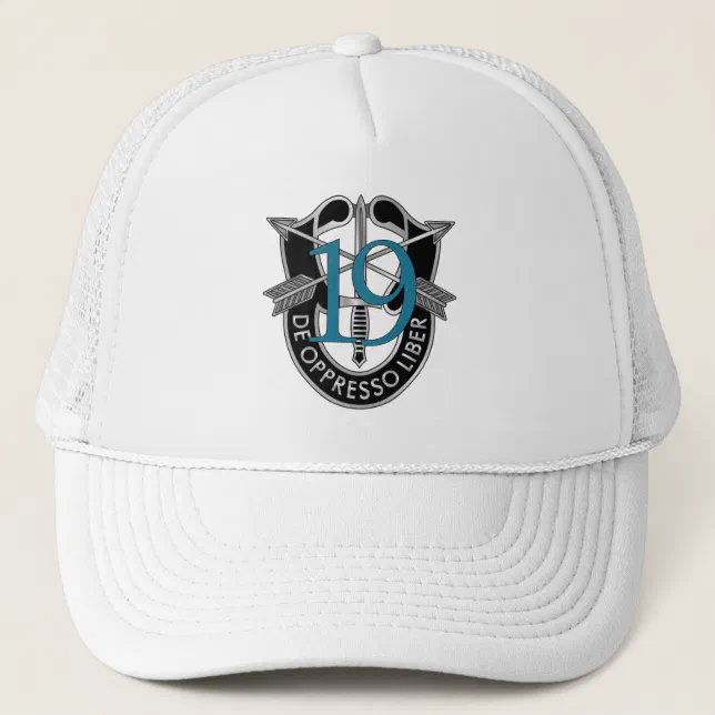 19th Special Forces Group Crest Trucker Hat | Zazzle
