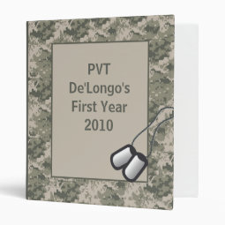 1" ARMY ACU Camo Camouflage Photo Binder Scrapbook | Zazzle