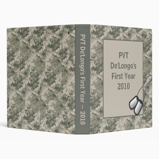 1" ARMY ACU Camo Camouflage Photo Binder Scrapbook | Zazzle