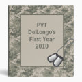 1" ARMY ACU Camo Camouflage Photo Binder Scrapbook | Zazzle