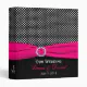 1" Black, White, and Pink Polka Dot Wedding Binder | Zazzle